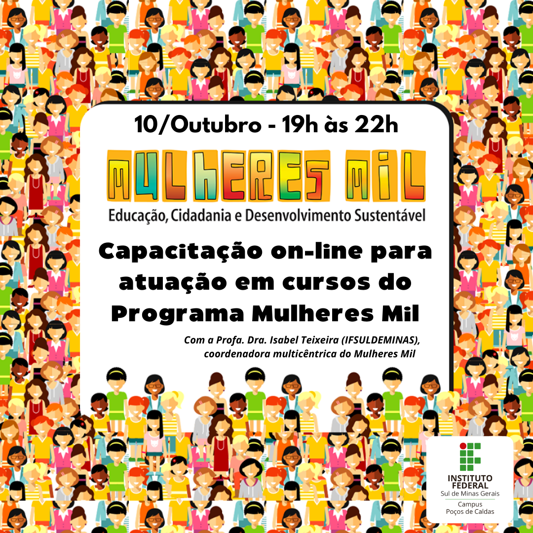 Mulheres Mil (Capacitação) - IFSULDEMINAS - Campus Pocos